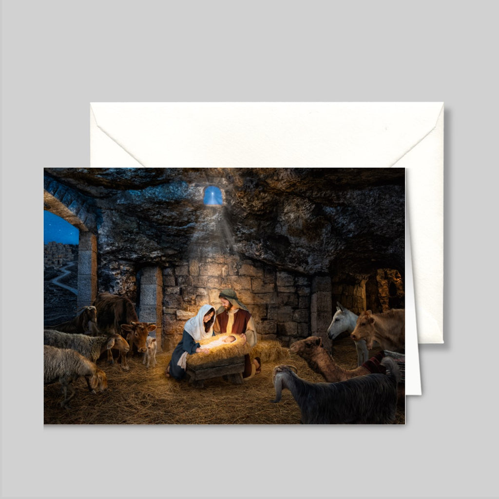 C4017 - Bethlehem Nativity (Pack of 50) - OUT OF STOCK – Ramah Greetings